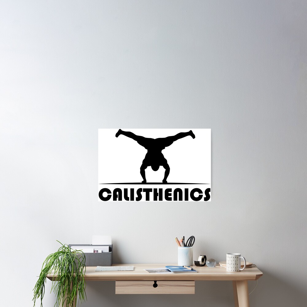 "Calisthenics sport fitness gymnastics icon gift handstand" Poster for ...
