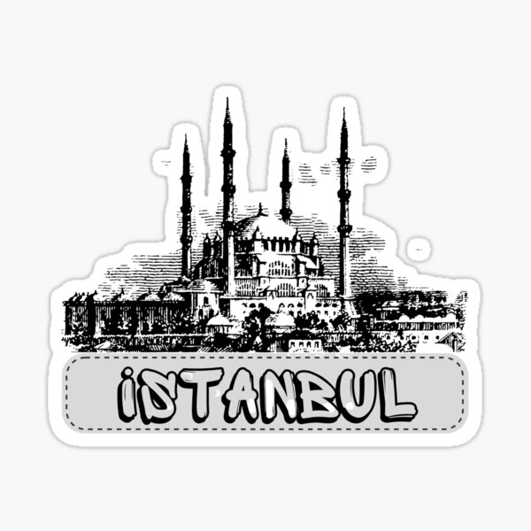 "Istanbul" Sticker for Sale by HerTelden | Redbubble