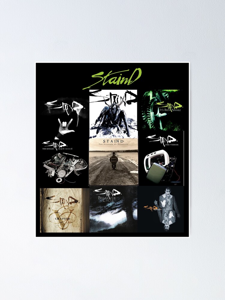 "Staind photo collage black and white" Poster for Sale by KetyKa ...