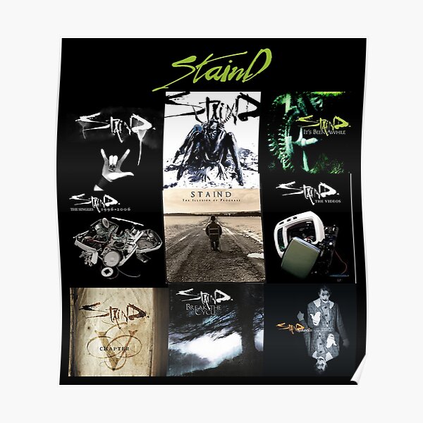 "Staind photo collage black and white" Poster for Sale by KetyKa ...