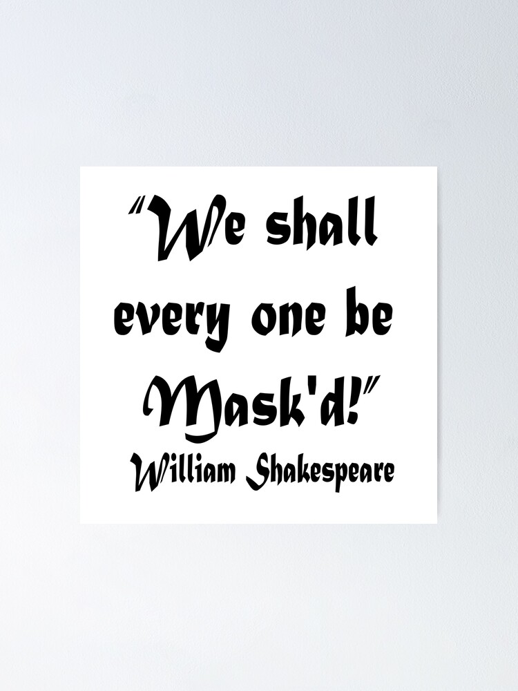 "William Shakespeare quotes" Poster for Sale by QuotesInDilemma | Redbubble