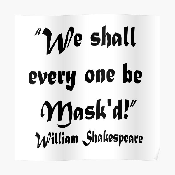 "William Shakespeare quotes" Poster for Sale by QuotesInDilemma | Redbubble