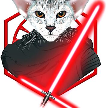 "KYLO REN CAT " Sticker for Sale by soullook | Redbubble