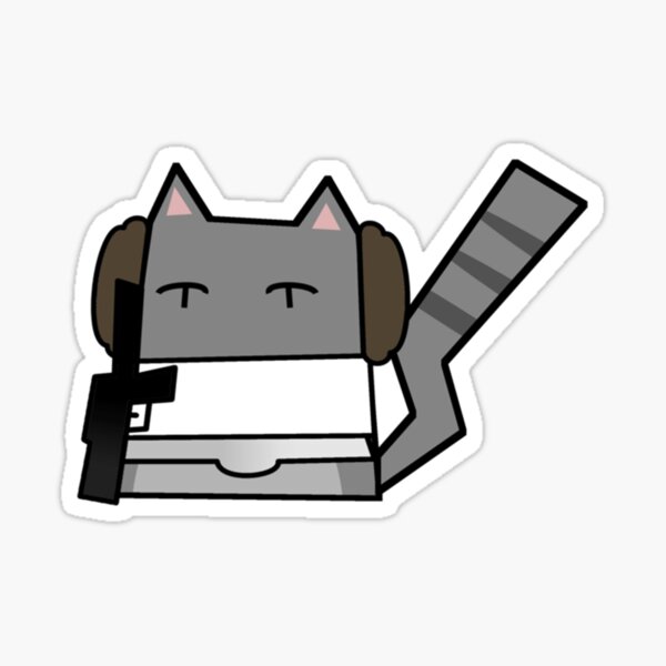 "Leia Cat " Sticker for Sale by soullook | Redbubble
