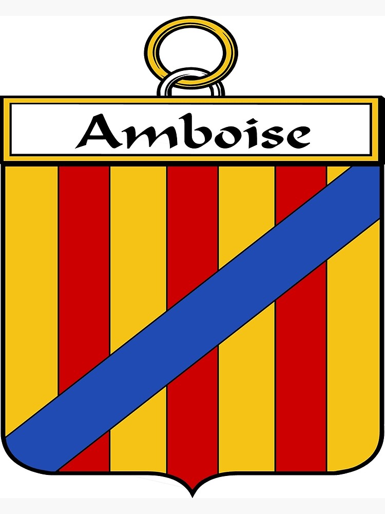 "Amboise " Poster for Sale by HaroldHeraldry | Redbubble