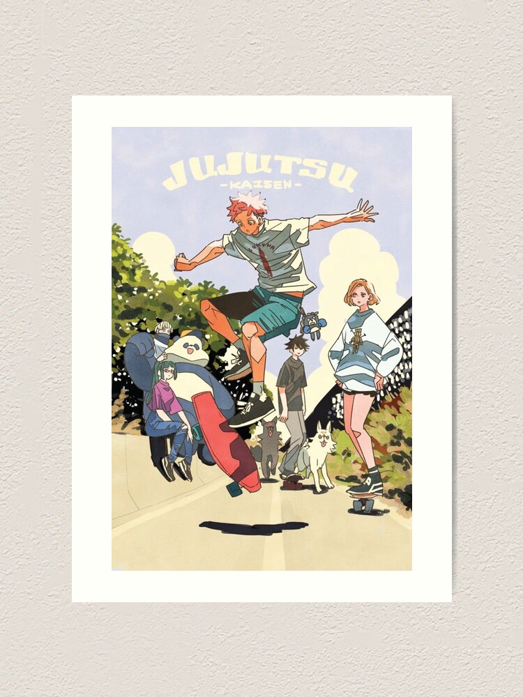 "JJK" Art Print for Sale by animervd1 | Redbubble