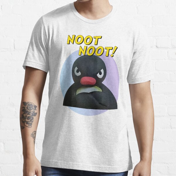 "Grumpy Pingu Noot Noot Meme" T-shirt by THUONSTORE | Redbubble