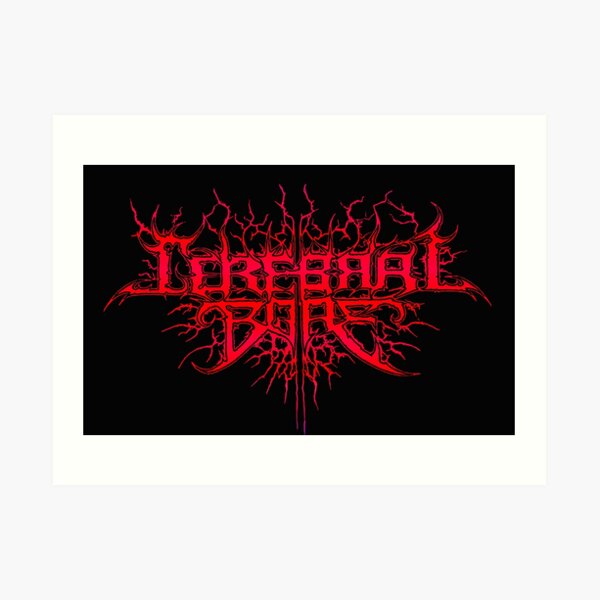 "Cerebral Bore Logo" Art Print for Sale by SihnoXOnhis | Redbubble
