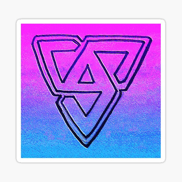 "Seventeen kpop logo" Sticker by onthethruway | Redbubble
