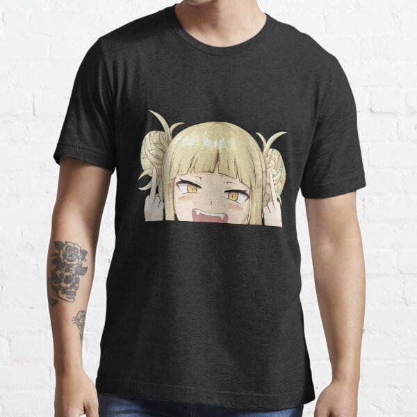 "My Hero Academia Himiko Toga Middle Finger Peeker" T-shirt by ...