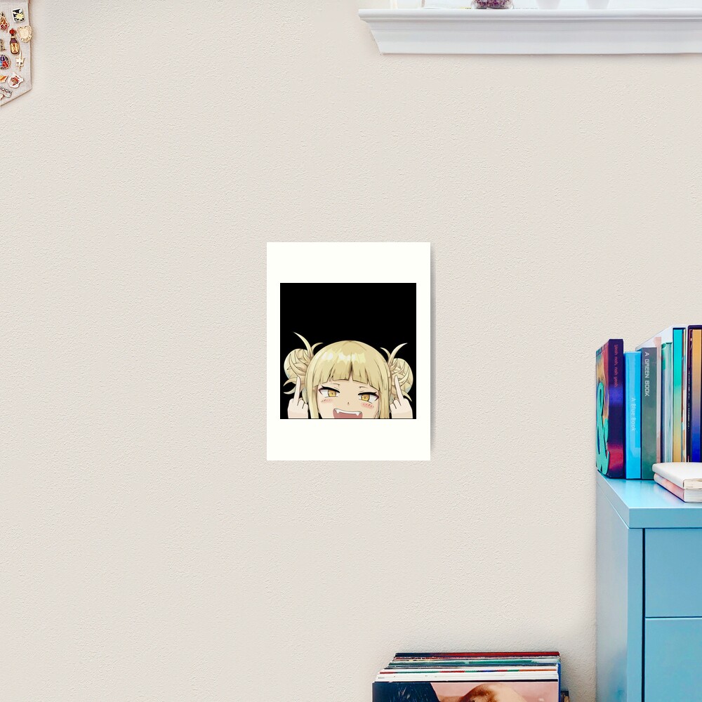 "My Hero Academia Himiko Toga Middle Finger Peeker" Art Print for Sale ...