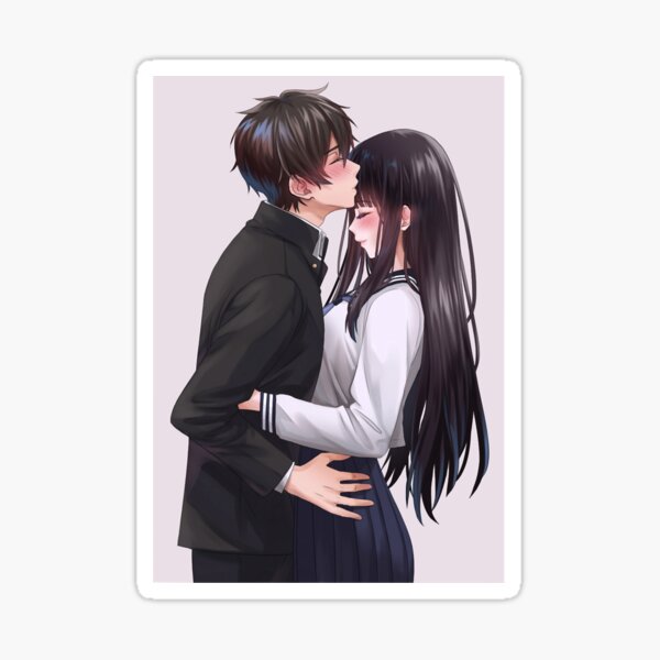 "Oreki Houtarou x Chitanda Eru from hyouka Classic T-Shirt" Sticker by ...