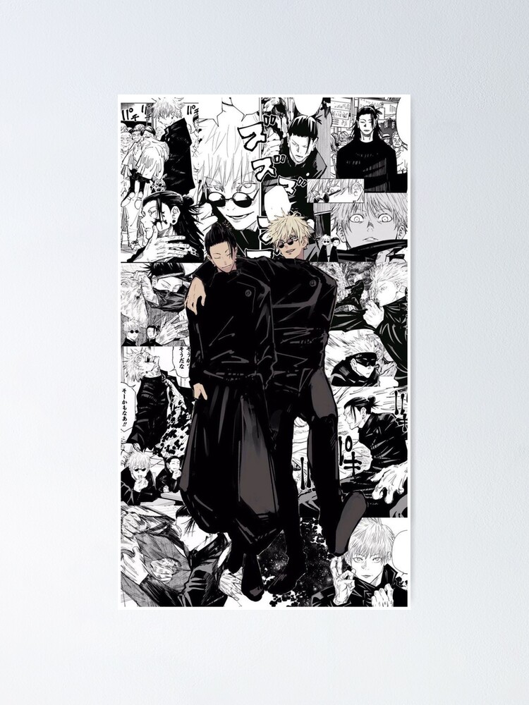 "Gojo and Geto jujutsu kaisen" Poster for Sale by HDR-design | Redbubble