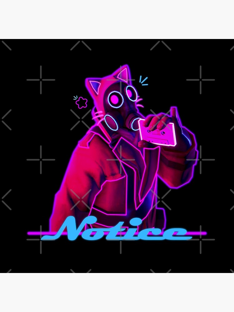 "Pyro Notice" Poster for Sale by SnipersKgroWife | Redbubble