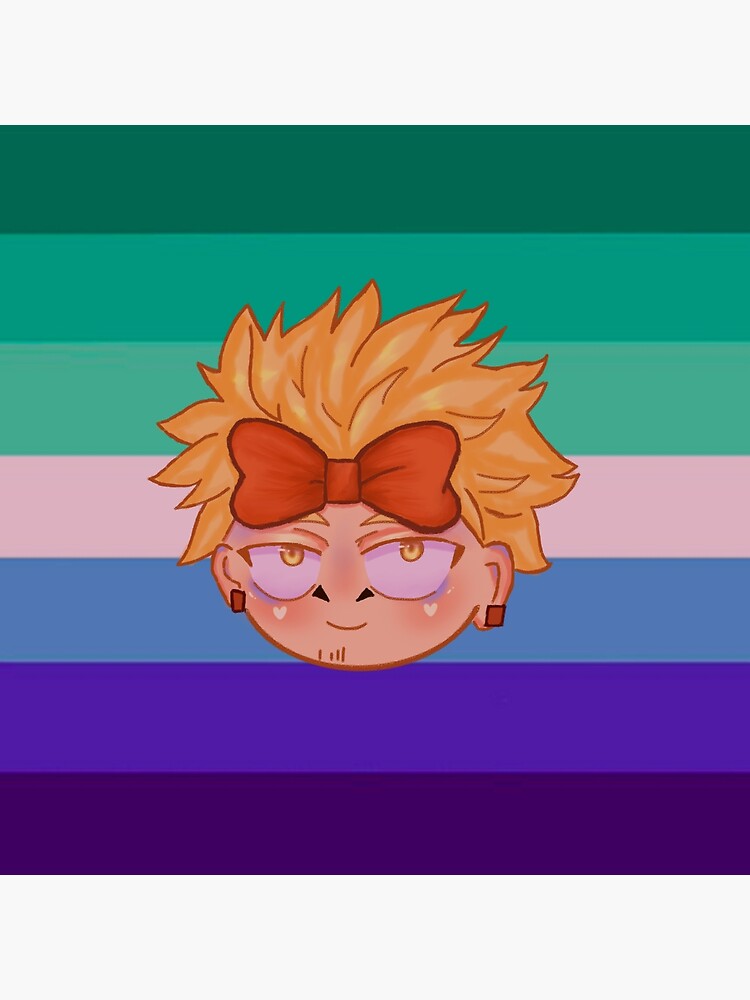 "Chibi Hawks Gay Pride Flag" Poster for Sale by nora-takami | Redbubble
