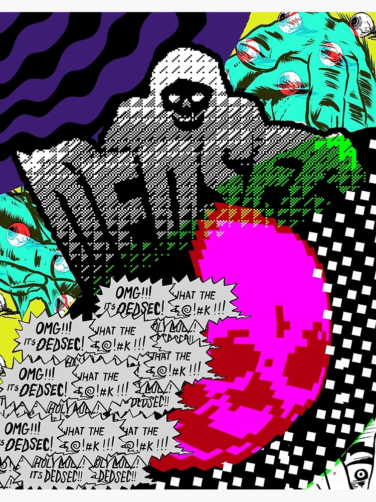 "Dedsec" Art Board Print by PawandFang | Redbubble