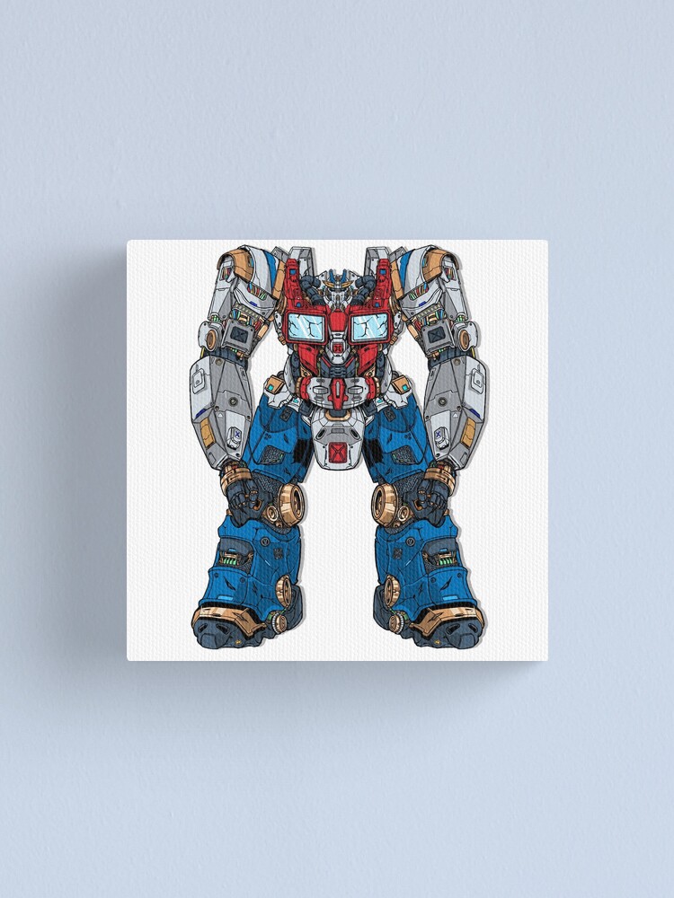 Lienzo «Robot mecha gigante megatron futurista construido por cabeza ...