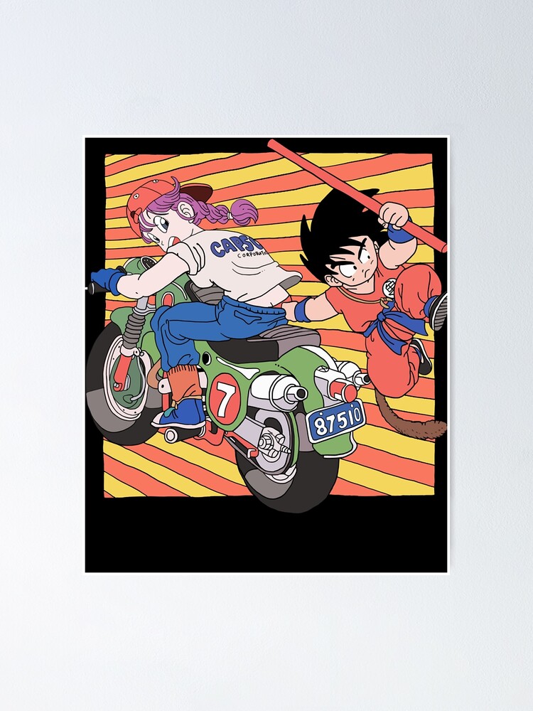 "Goku And Bulma - Dragon Ball" Poster for Sale by BiancaWillis | Redbubble