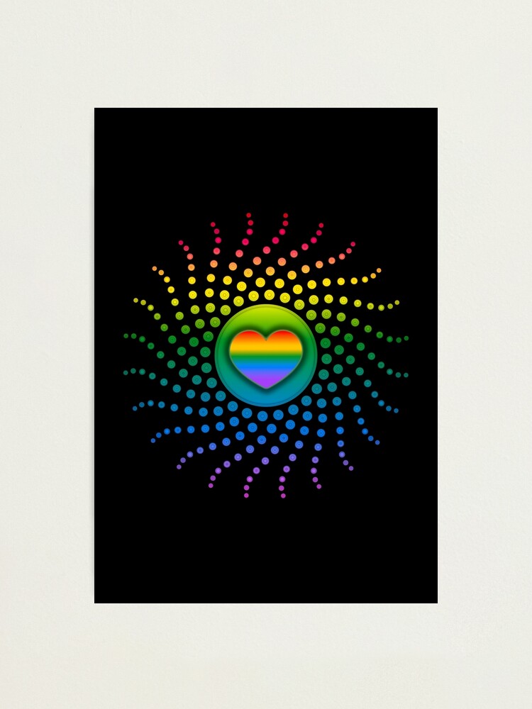 "Rainbow, Heart, Swirl, Techno, Rave, Pride Flag, LGBT, LGBTQ, LGBTQIA ...