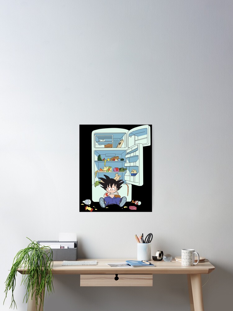 "Goku Attack The Fridge - Dragon Ball" Poster for Sale by BiancaWillis ...