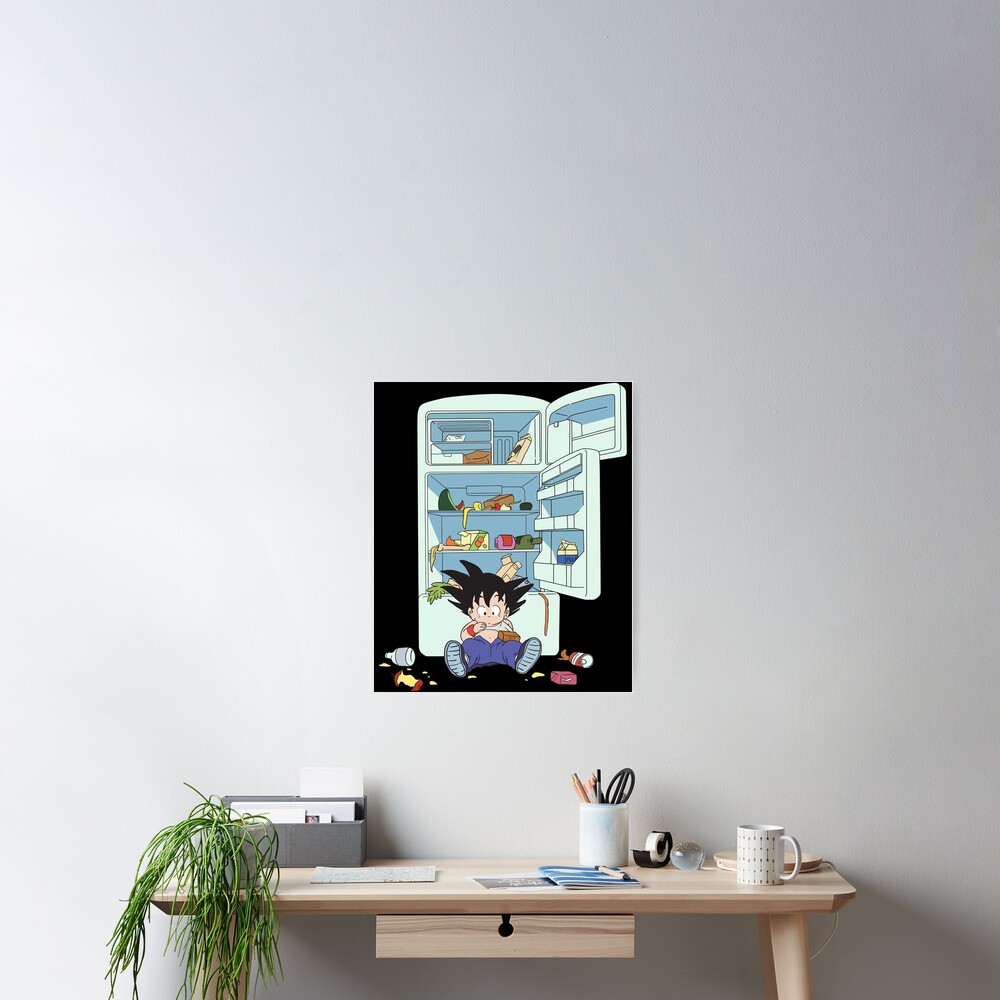 "Goku Attack The Fridge - Dragon Ball" Poster for Sale by BiancaWillis ...