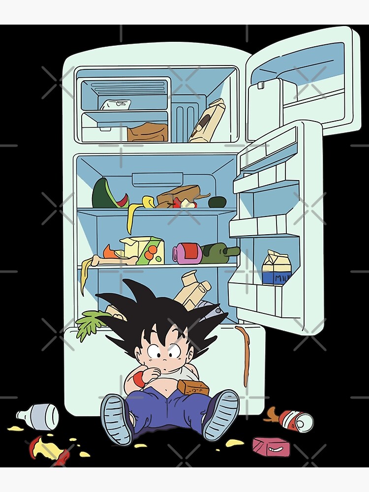 "Goku Attack The Fridge - Dragon Ball" Poster for Sale by BiancaWillis ...