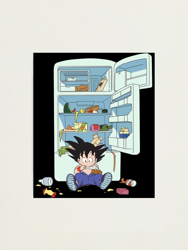 "Goku Attack The Fridge - Dragon Ball" Photographic Print for Sale by ...