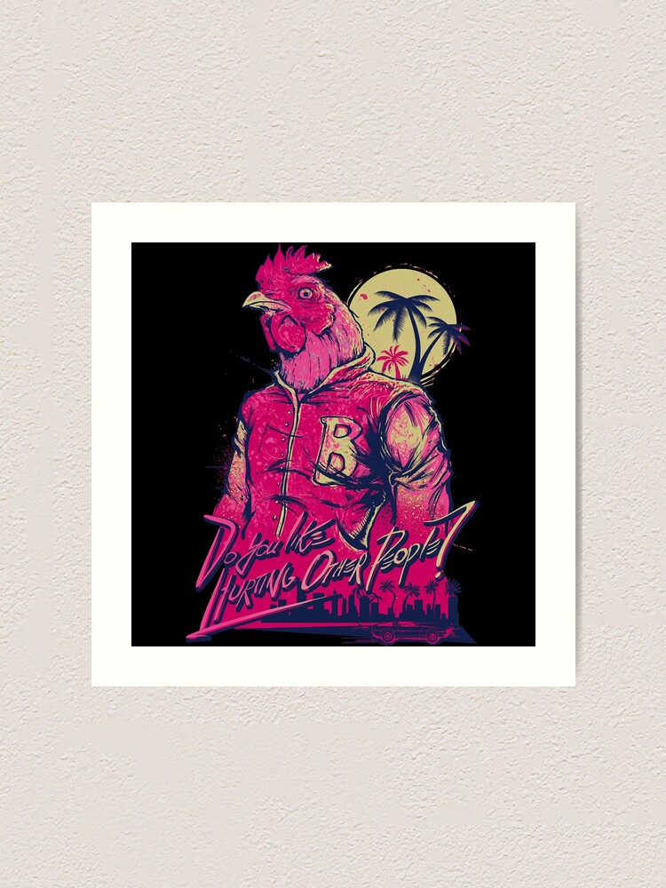 "Hotline Miami - Richard " Art Print for Sale by LiHenRea53 | Redbubble