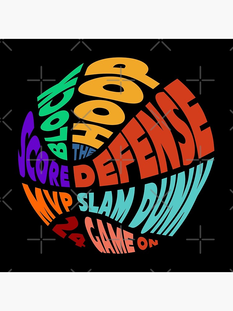 "Basket Ball Slogans | Ball Shaped Basketball Slogans" Art Board Print ...