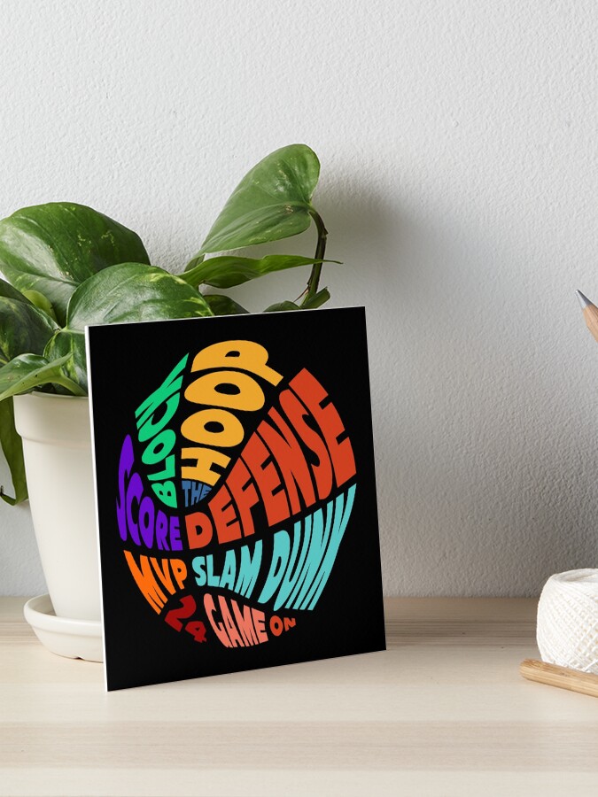 "Basket Ball Slogans | Ball Shaped Basketball Slogans" Art Board Print ...