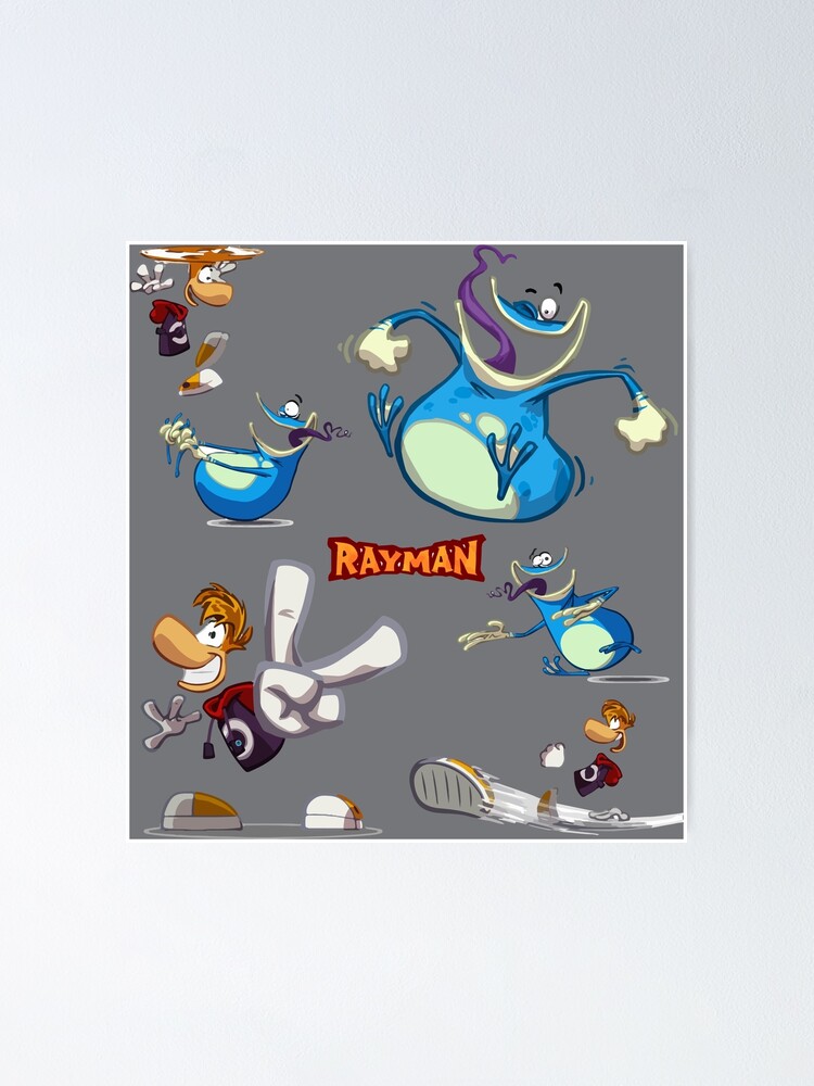 "Rayman and Friends" Poster for Sale by Ainofea | Redbubble