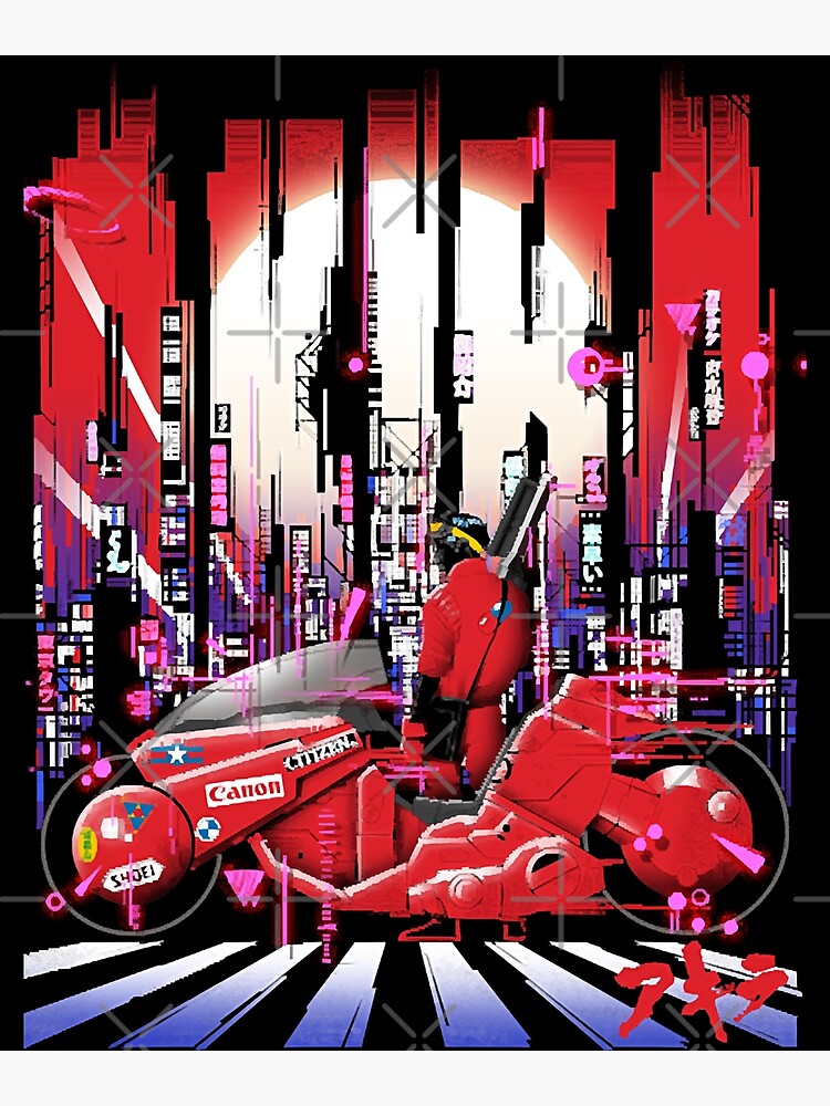 "Neon Akira" Poster for Sale by BiancaWillis | Redbubble