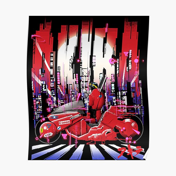"Neon Akira" Poster for Sale by BiancaWillis | Redbubble