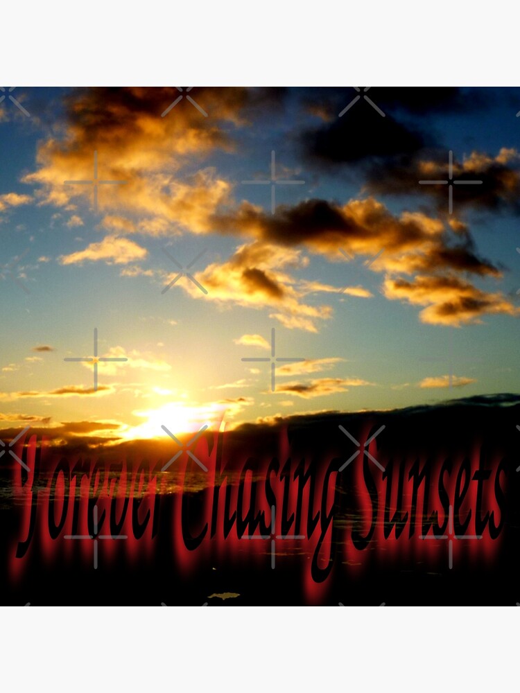 "Forever Chasing Sunsets Photo of Hawaiian Beach Sunset Golden Clouds ...