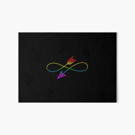 Lámina rígida «Arco iris, infinito, flecha, símbolo, amor infinito ...