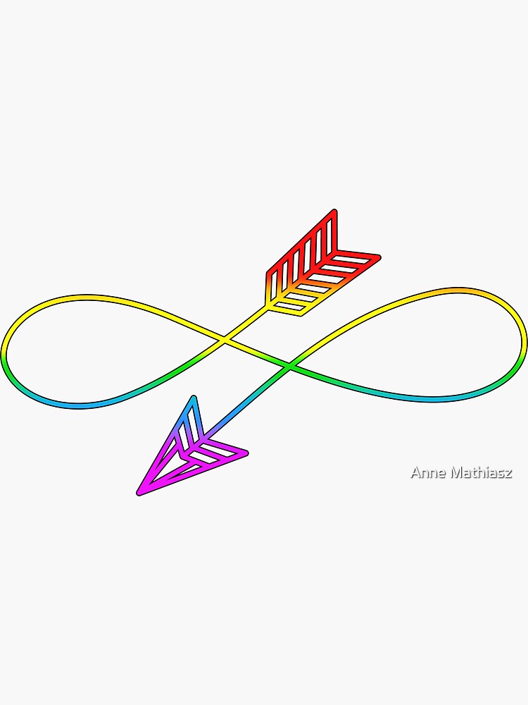 "Rainbow, Infinity, Arrow, Symbol, Infinite Love, Pride Flag, LGBT ...