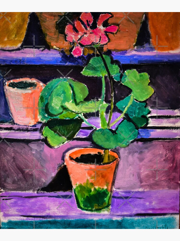 " Henri matisse art posters Pot of Geraniums" Sticker for Sale by ...