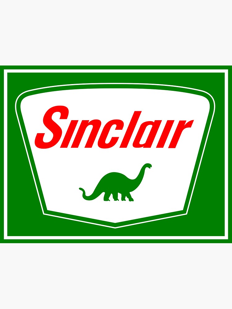 "Sinclair Oil logo" Sticker by peteroldfield | Redbubble