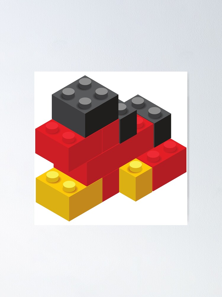 "German fantasy creature" Poster for Sale by Klemmbausteine | Redbubble