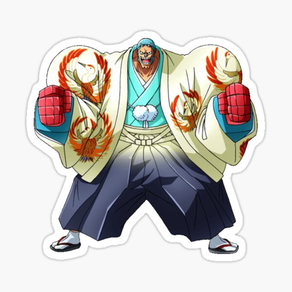 "Franky one piece" Sticker for Sale by TyshawnWolf | Redbubble