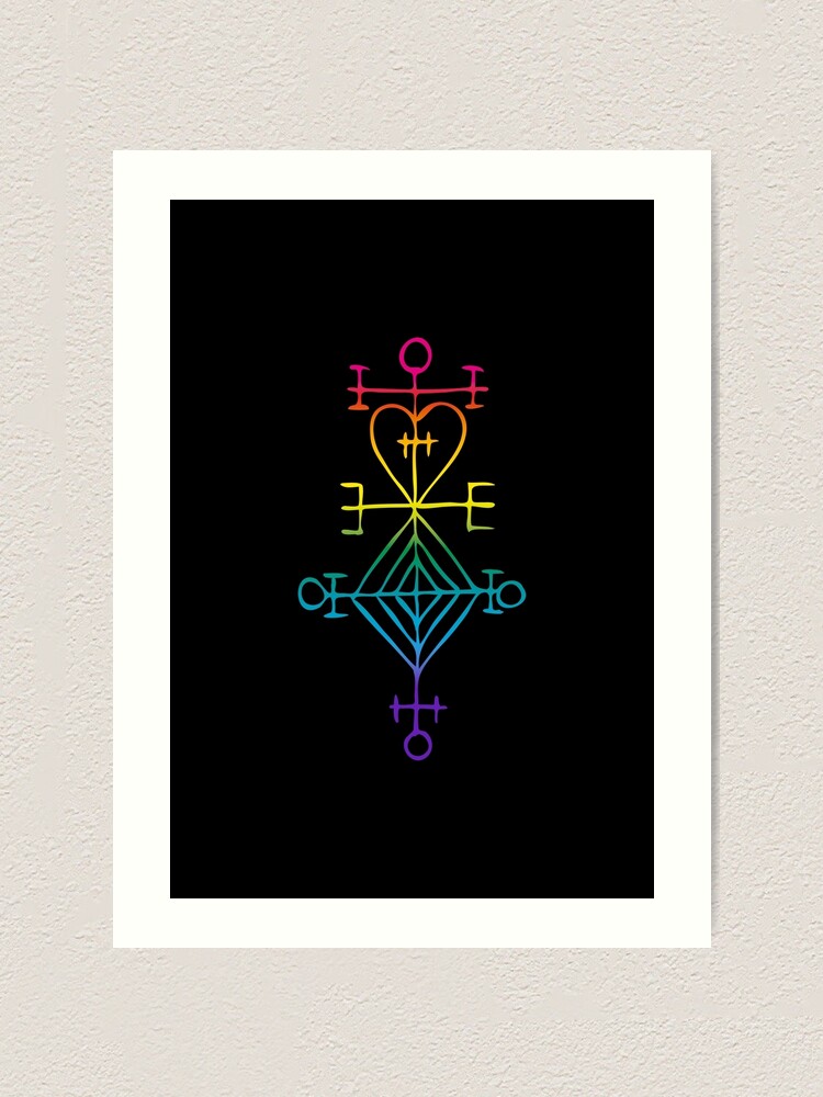 "Rainbow, Ástarstafur, Iceland, Love Charm, Sigil, Rune, Symbol, Pride ...