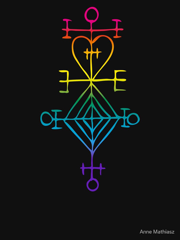 "Rainbow, Ástarstafur, Iceland, Love Charm, Sigil, Rune, Symbol, Pride ...