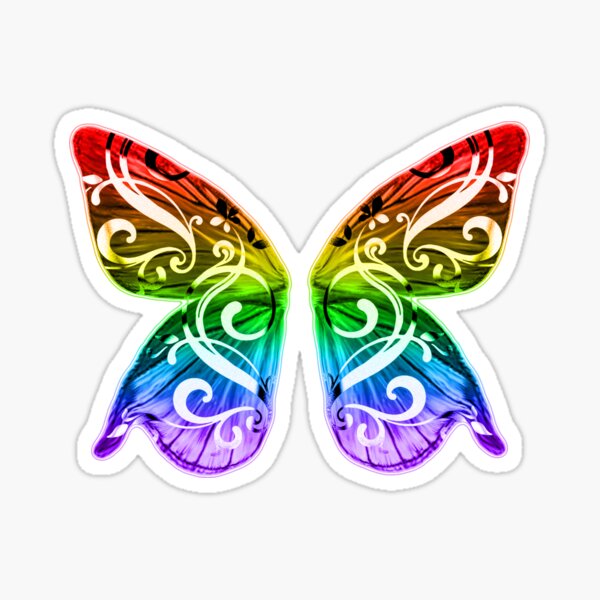 "Rainbow, Butterfly, Pride Flag, LGBT, LGBTQ, LGBTQIA, LGBTQIA+ ...