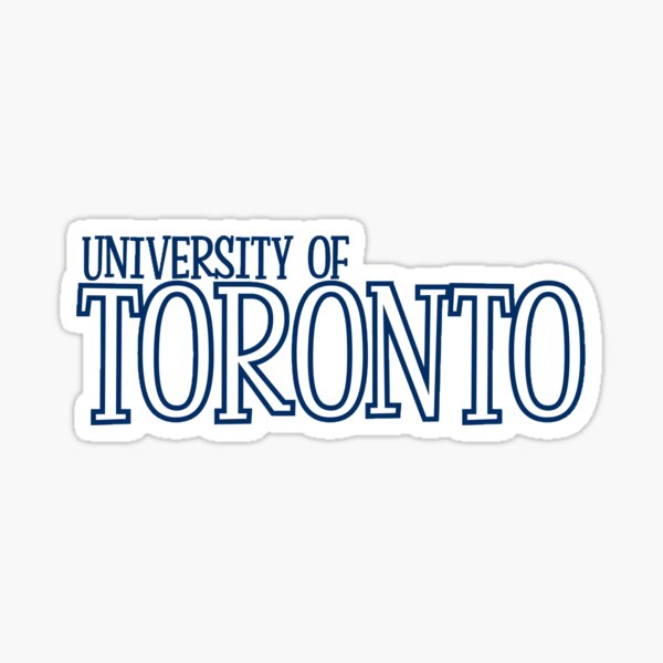 "Blue University of Toronto Outline " Sticker by jessicaleah15 | Redbubble