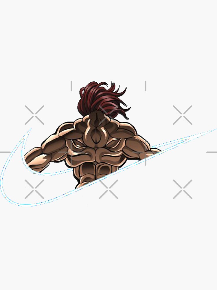 Sticker « Yujiro Hanma The Grappler Logo pour otaku, gym et fitness ...