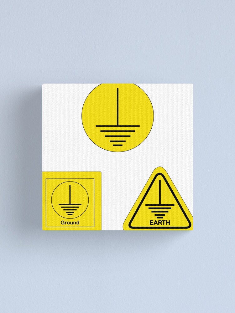 "Electrical Earthing grounding Sign symbols IBEW Stickers three Combine ...