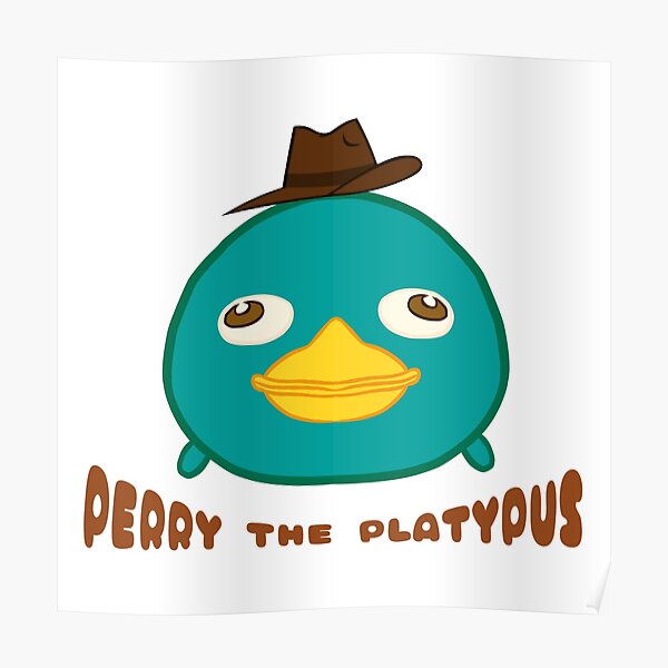"Perry The Platypus" Poster for Sale by Alfaaheim | Redbubble