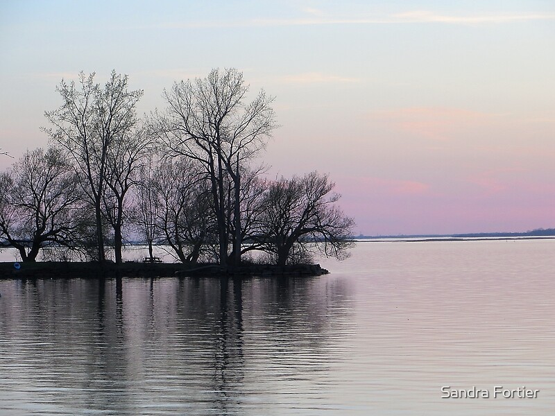 "Island in the Dusk" by Sandra Fortier | Redbubble