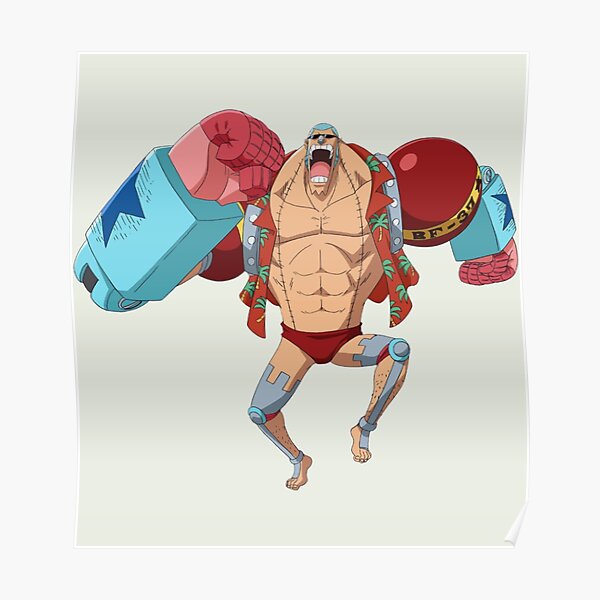 "Franky one piece" Poster for Sale by PrincWelch | Redbubble