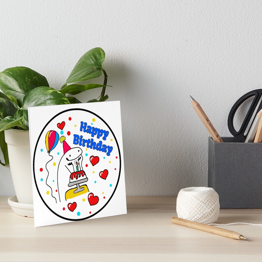 "Happy birthday Flork Lovers" Art Board Print by FanCreArt | Redbubble